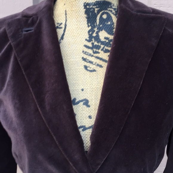 Max Studio | Jackets & Coats | Sz 6 Max Studio Brown Velvet Blazer Euc ...